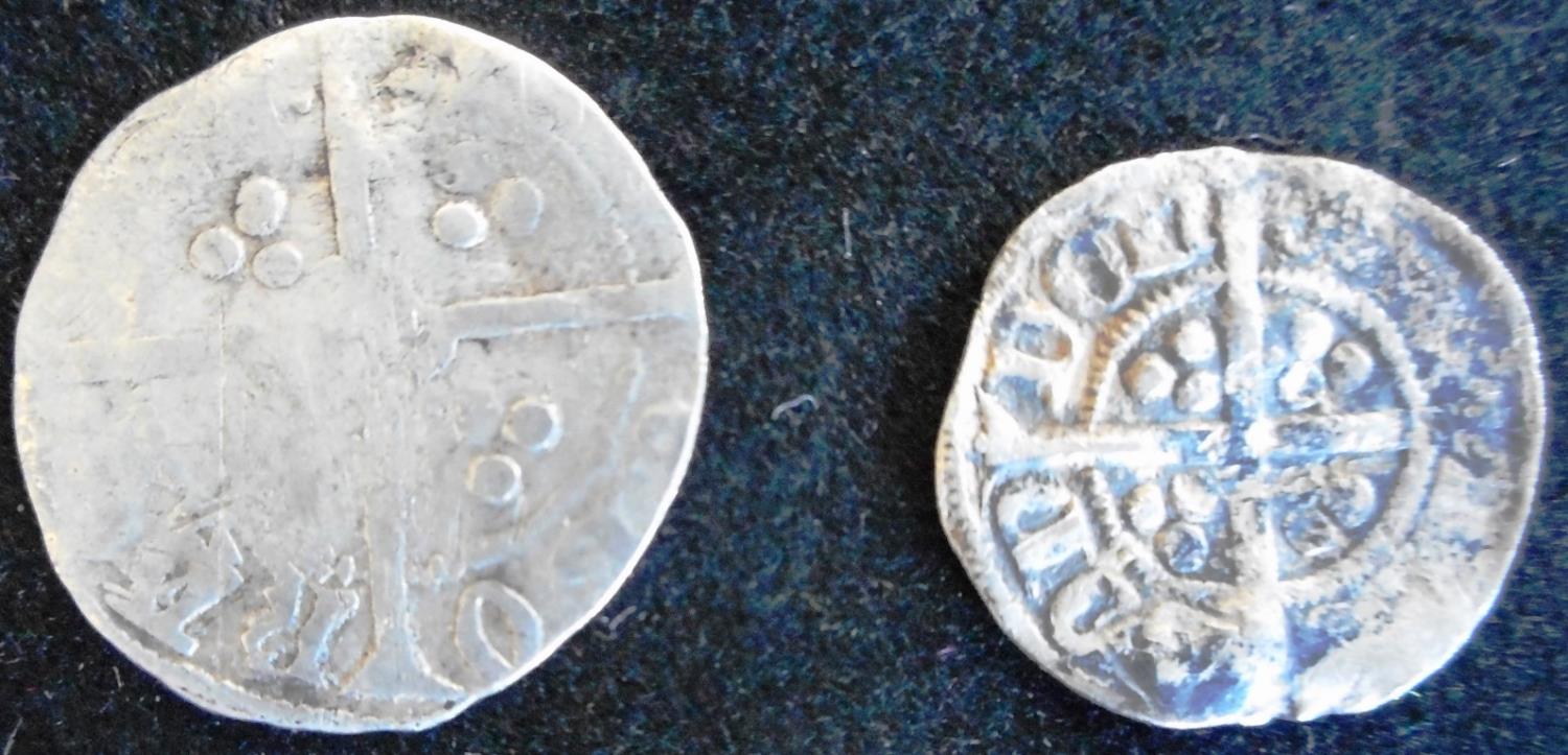 England. (2) Hammered silver penny. Richard II. 1377-99. York mint. (SC ...