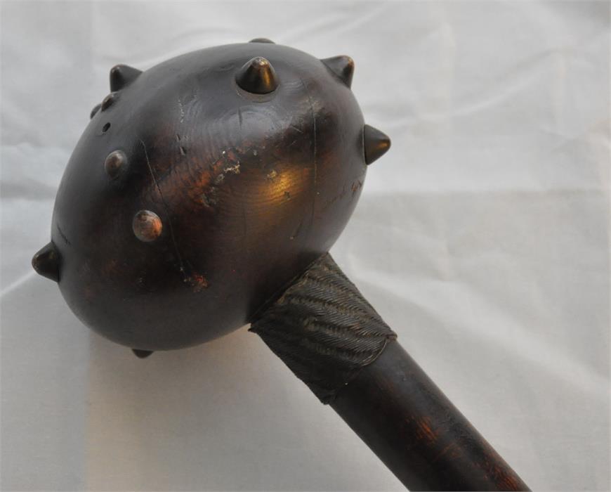 An African tribal knobkierie, Southern Nguni (Zulu or Xhosa), late 19th ...