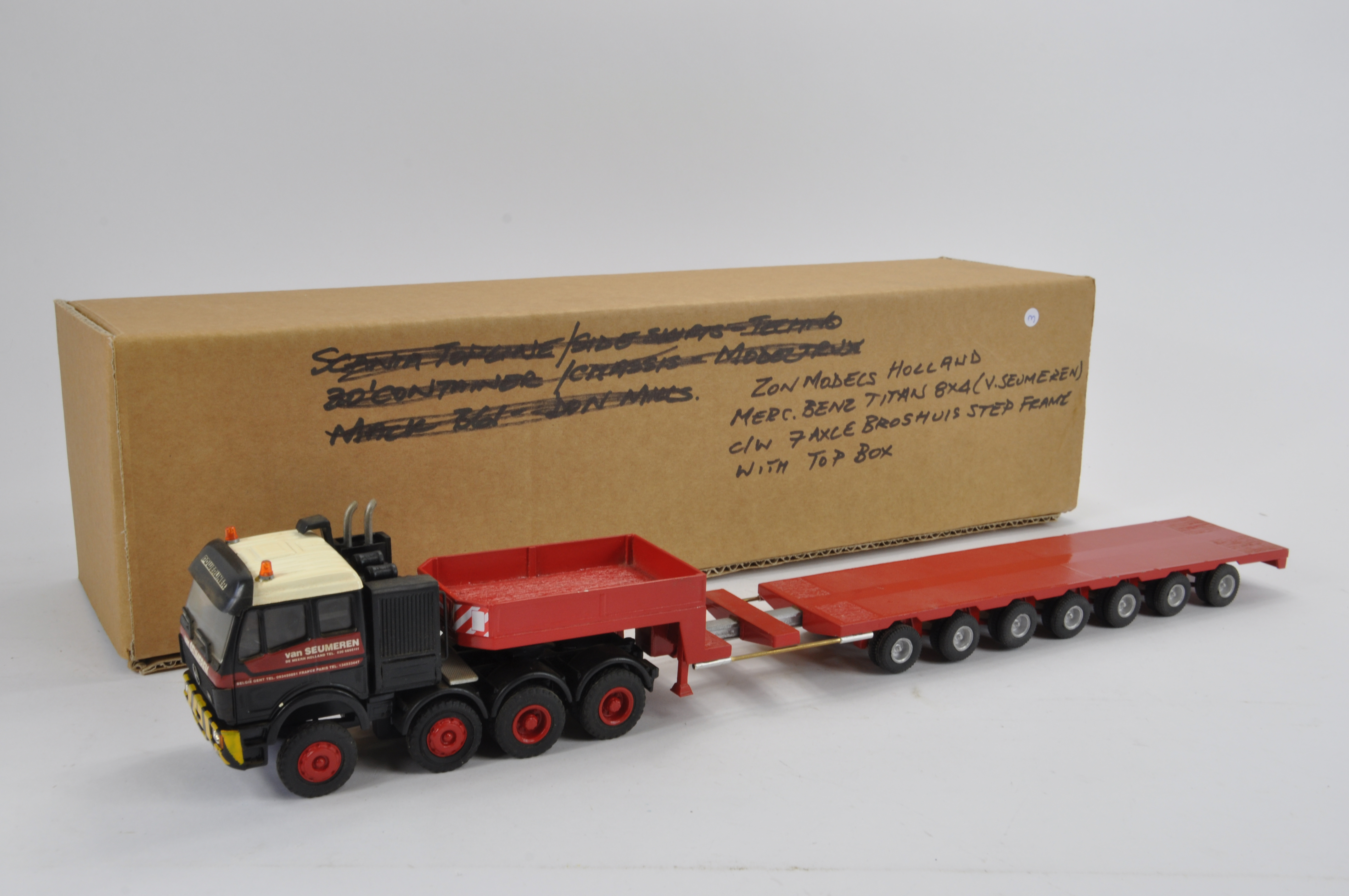 Zon Models 1/48 Heavy Haulage Hand Built Pre Mammoet Van Seumeren) MB ...