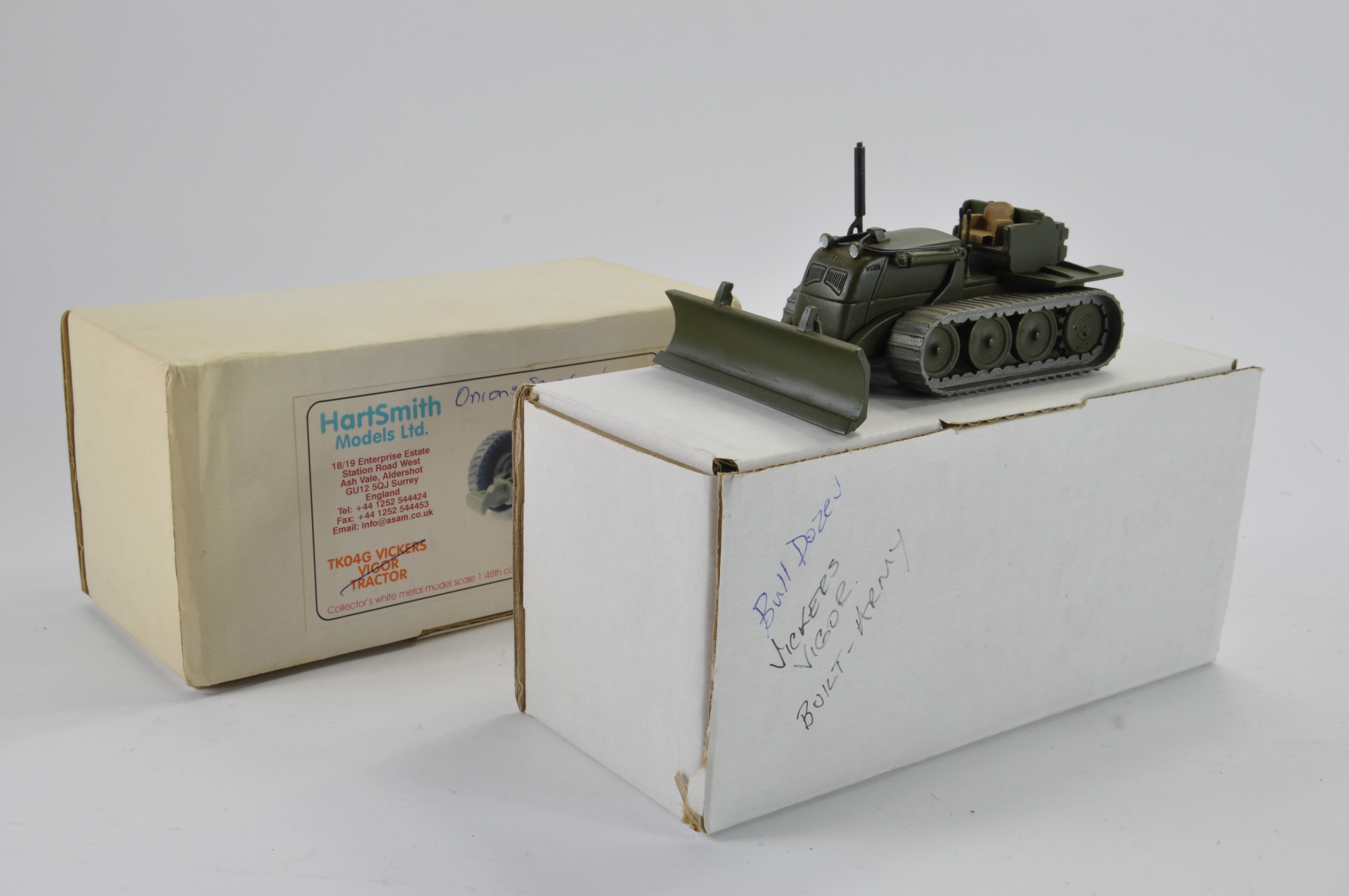Hartsmith 1/48 White Metal Vickers Vigor Bulldozer Tractor in Military ...