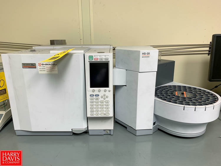 Shimadzu Gas Chromatograph Model GC-2010 Plus, with HS-20 Head Space ...