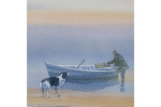 Nick Grant, watercolour, Brighton Pier, 11" x 19", framed