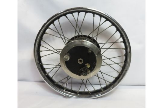VINCENT MOTORCYCLE PARTS, 19 WM2 FRONT WHEEL COMPLETE WITH BRAKES ...