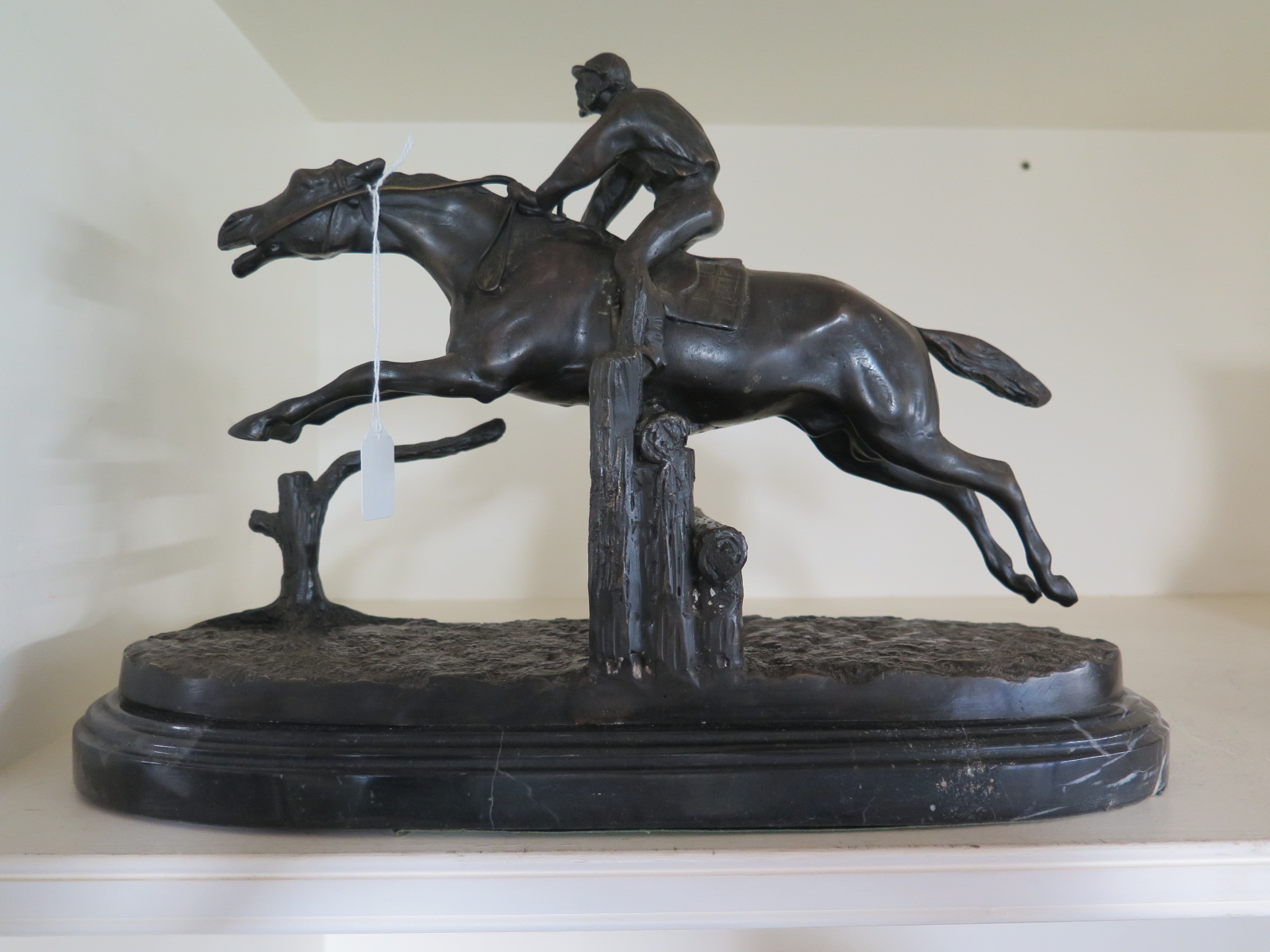 A reproduction modern bronze sculpture after Paul Louis Emile-Loiseau ...
