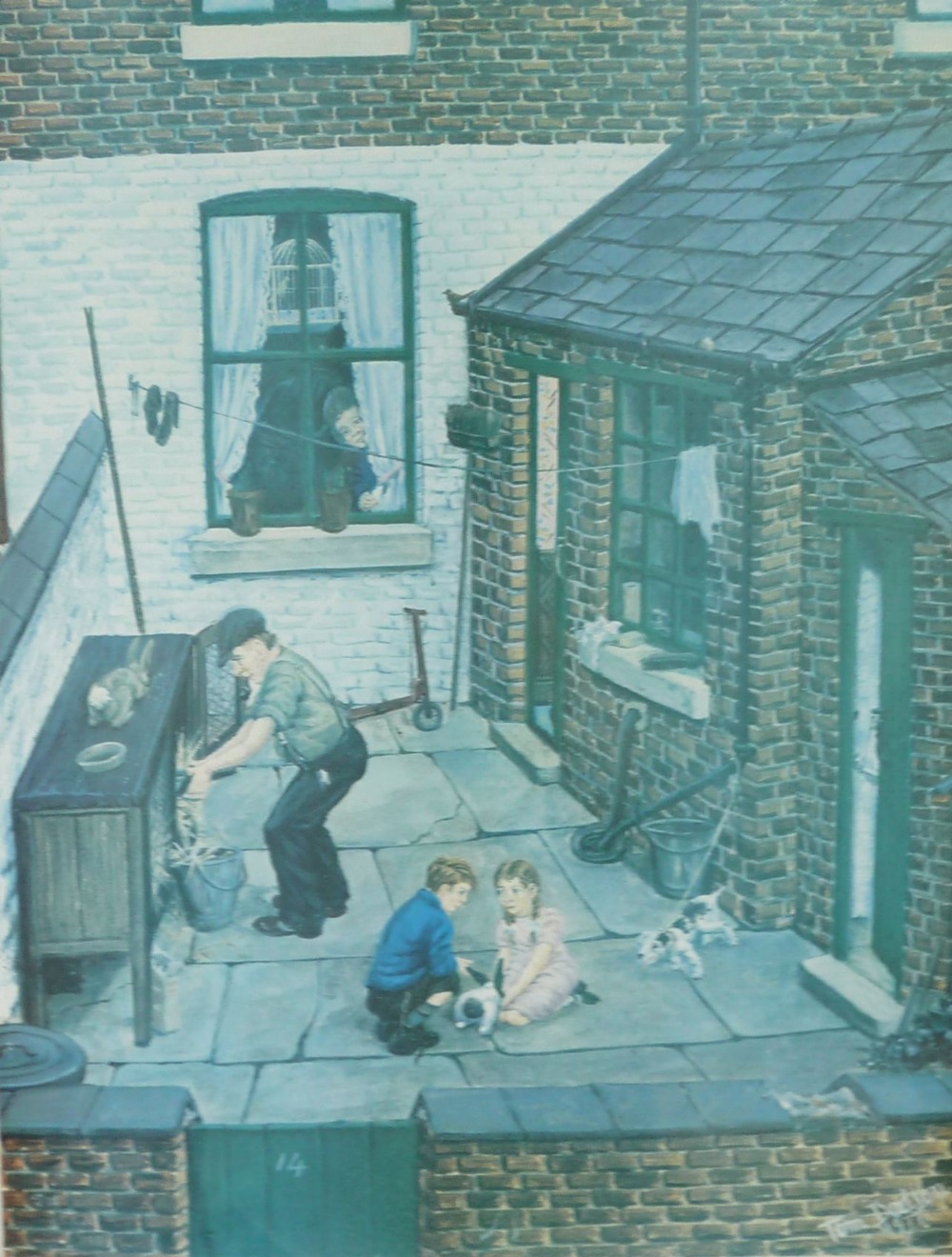 TOM DODSON TWO ARTIST SIGNED LIMITED EDITION COLOUR PRINTS Backyard ...