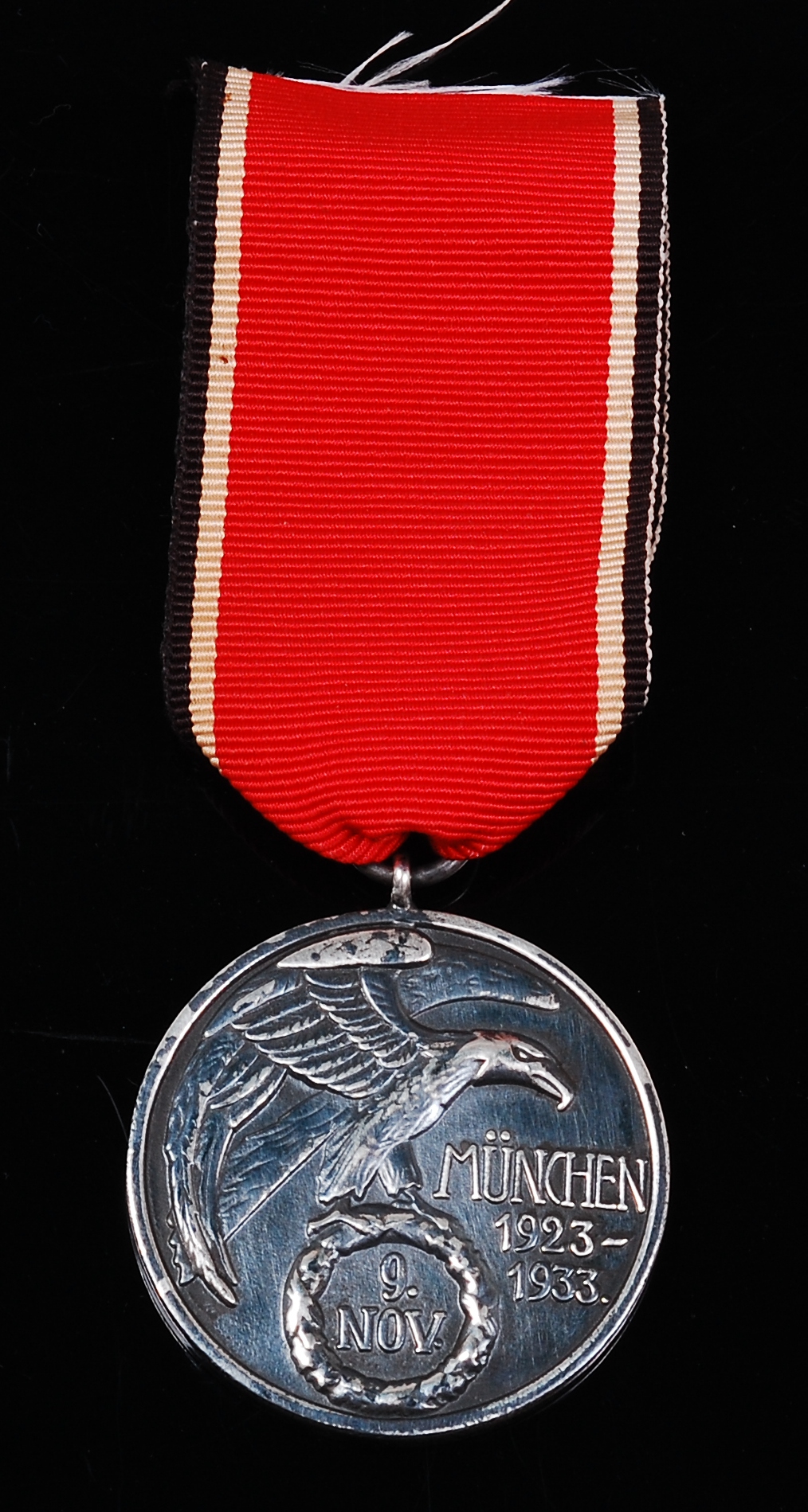 A German Third Reich Blood Order (Blutorden) silver medal, the obverse ...