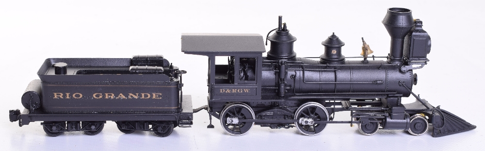 Northwest Short Line, brass On3 gauge Baldwin 8-18C Narrow Gauge 4-4-0 ...