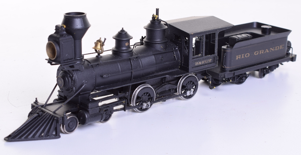 Northwest Short Line, brass On3 gauge Baldwin 8-18C Narrow Gauge 4-4-0 ...