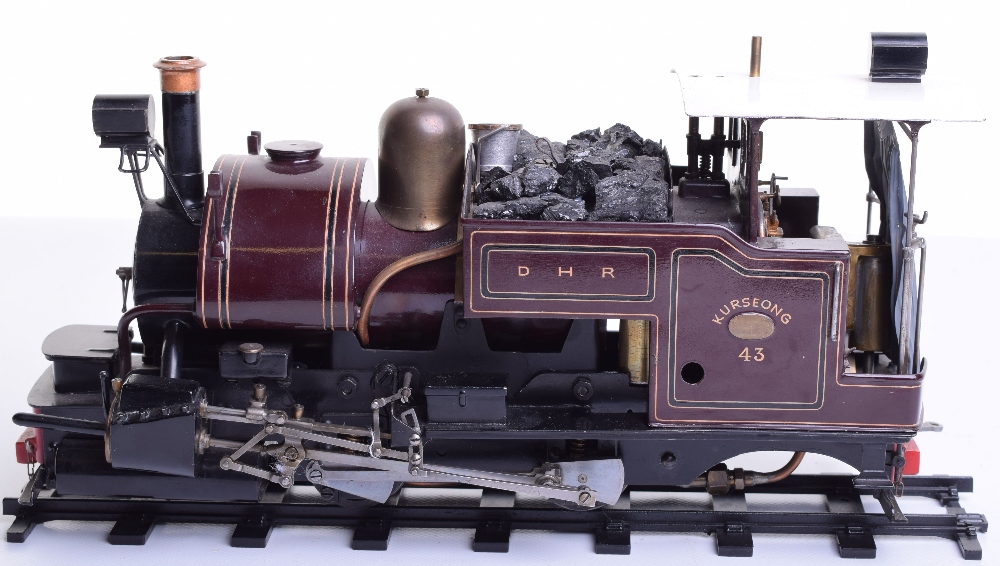 A fine 0 Gauge (16mm scale) model of a Darjeeling Himalayan Railway 0-4 ...