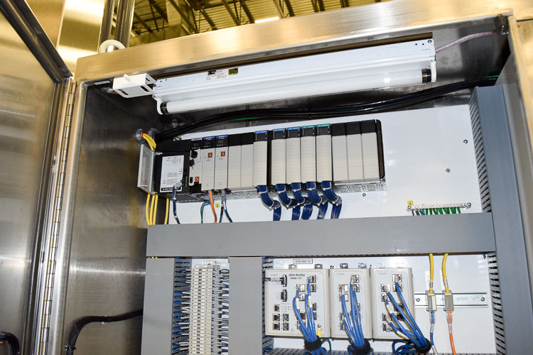 2012 Allen Bradley Logix 5571 PLC with (17) Allen Bradley Powerflex 40 ...