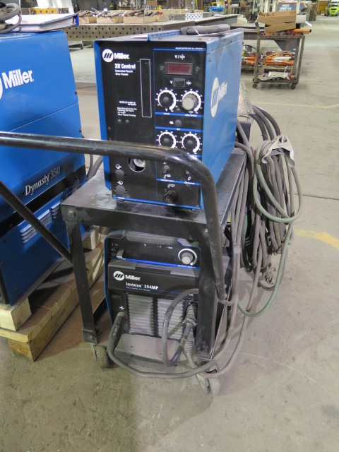 Miller Invision 354MP DC Inverter Arc Welder s/n LH050226 w/ Miller XR ...