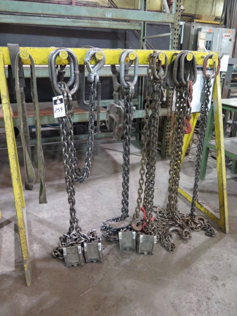 Chain Slings and Rack