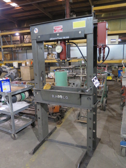 Ramco mdl. RP50 50 Ton Hydraulic H-Frame Press