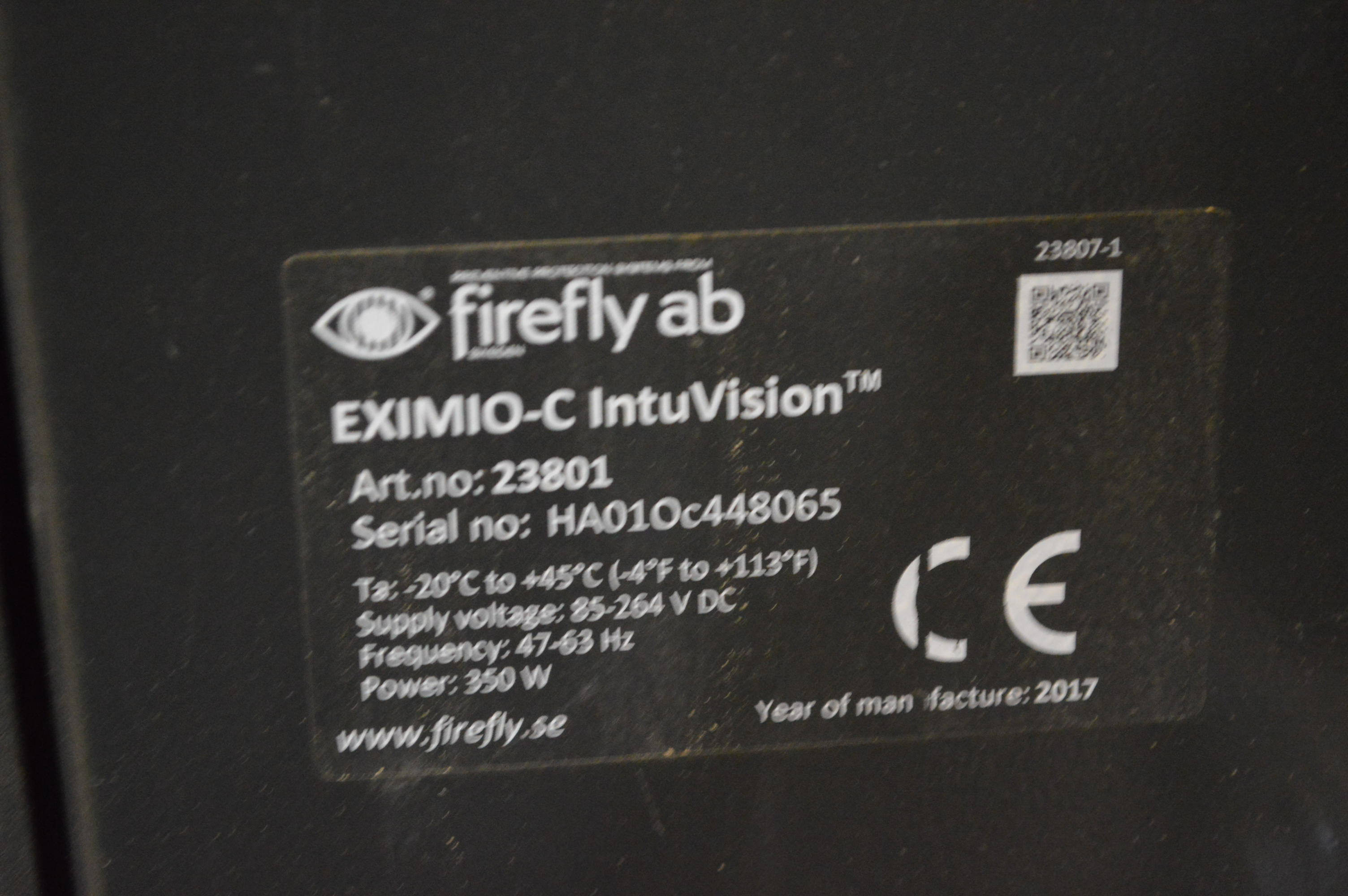 Firefly AB Preventative Protection System, with Eximio-C Intuvision ...