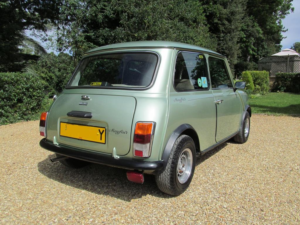A 1982 Austin Mini Mayfair, registration number DHP 608Y, Old English ...