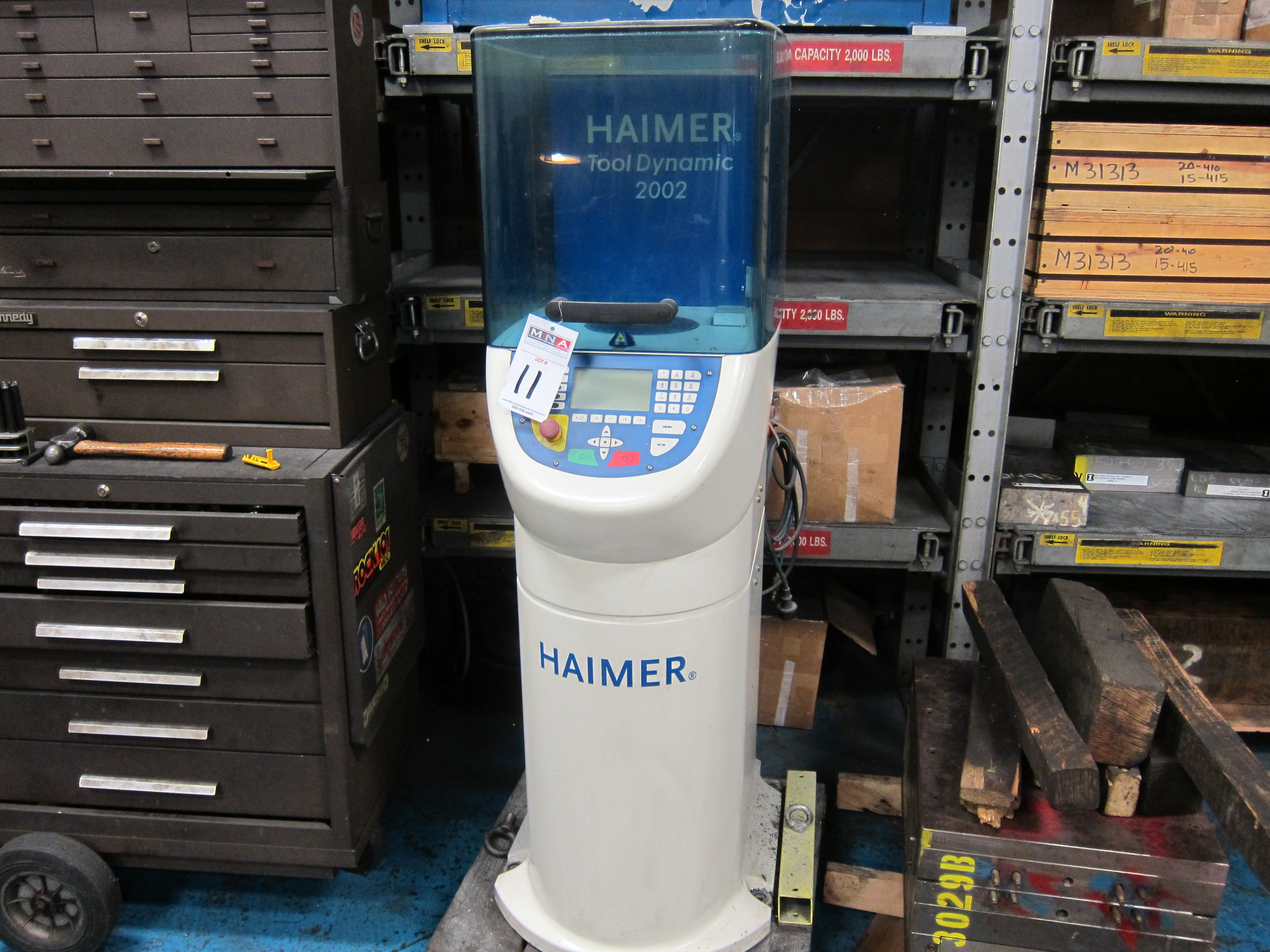 HAIMER MODEL # TD-2002 TOOL BALANCER - LOOKS NEW Located at 175 ...