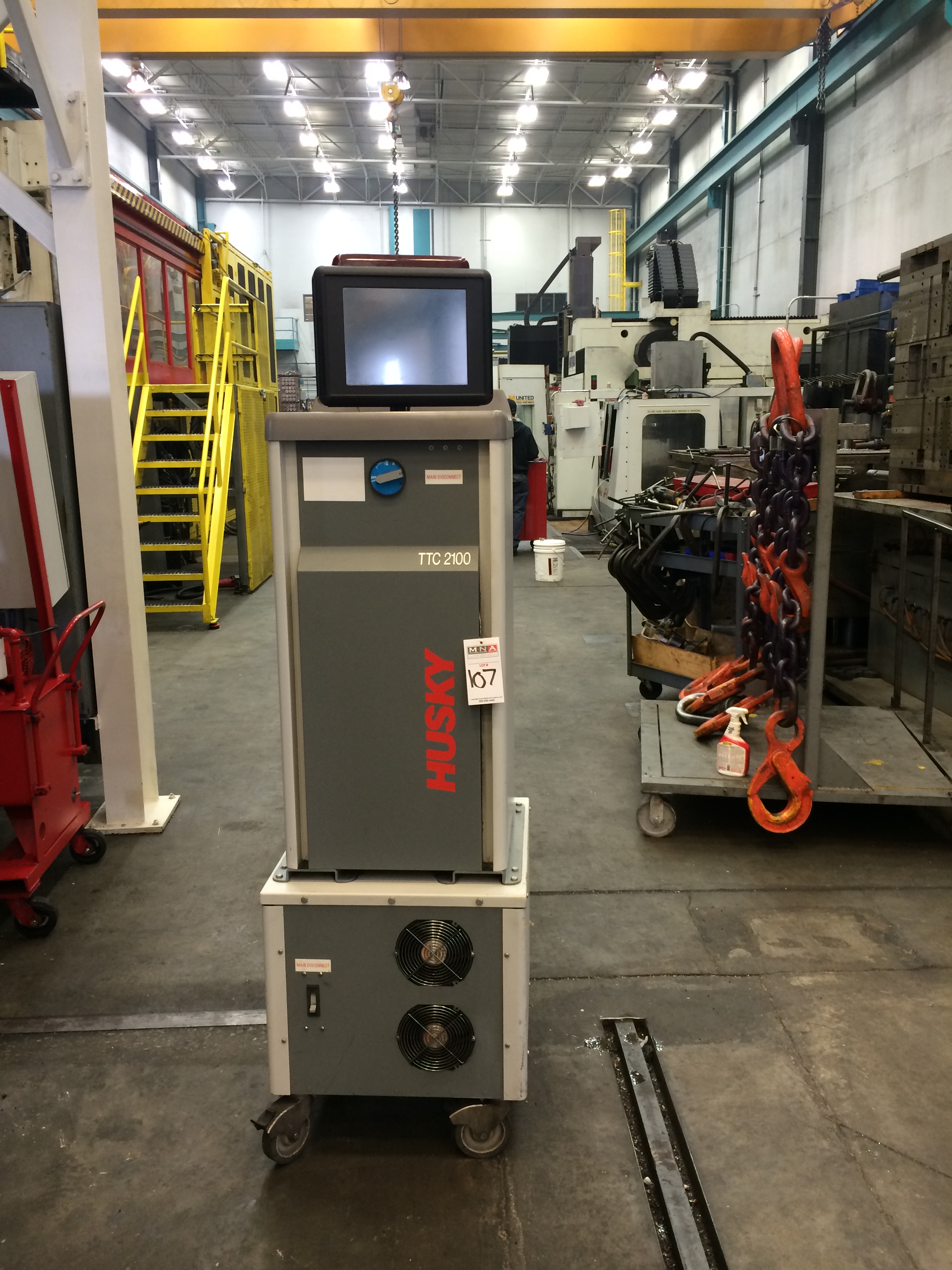 Husky TTC2100 hot runner controller, 36 zones, Zones 1-8 15 Amp/Zones 9 ...