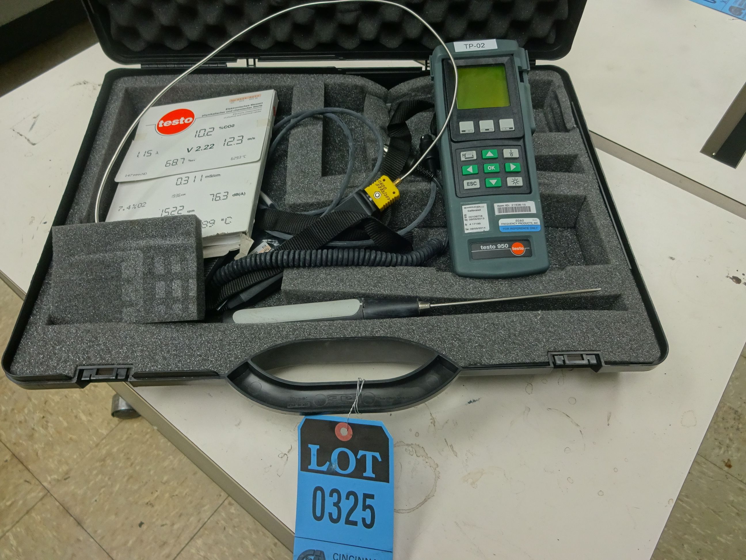 TESTO MODEL 950 TEMPERATURE MEASURING DIGITAL PROBE **RM 6**