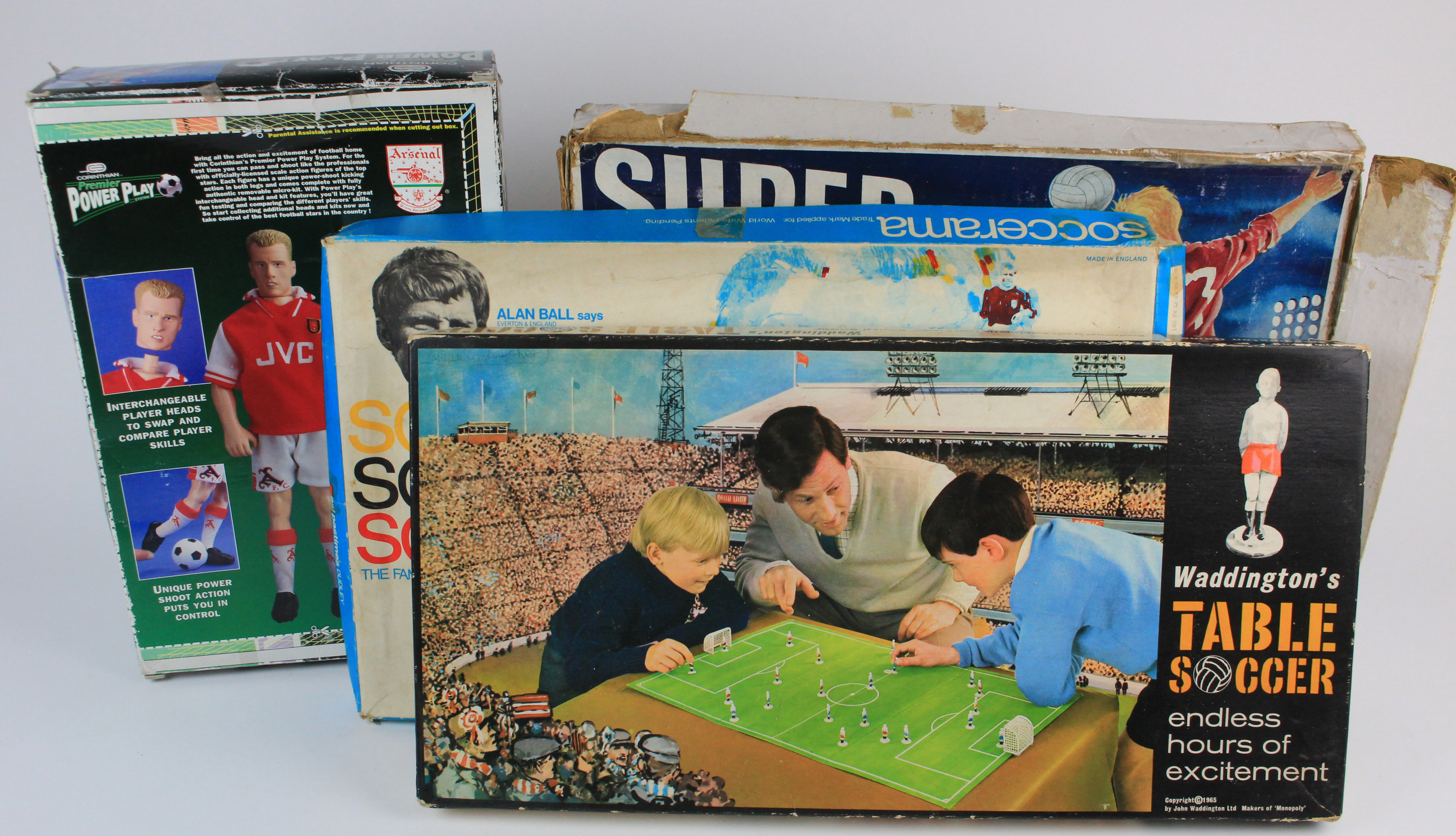 Football games (3), Soccerama, Waddingtons Table Soccer and Super ...