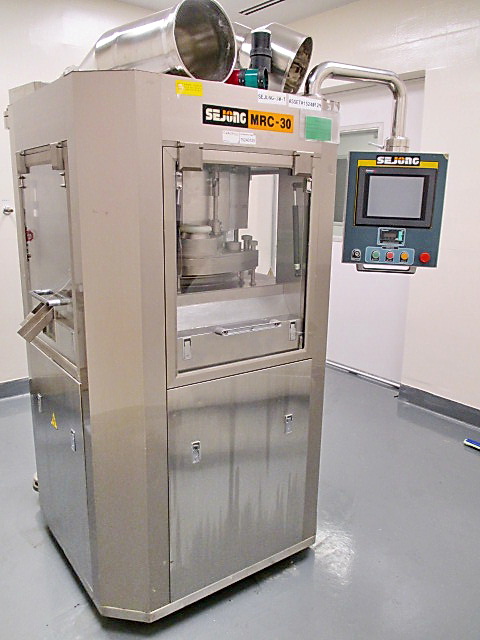 (1) Sejong 30 Station Single Sided Rotary Tablet Press, Model MRC-30N ...