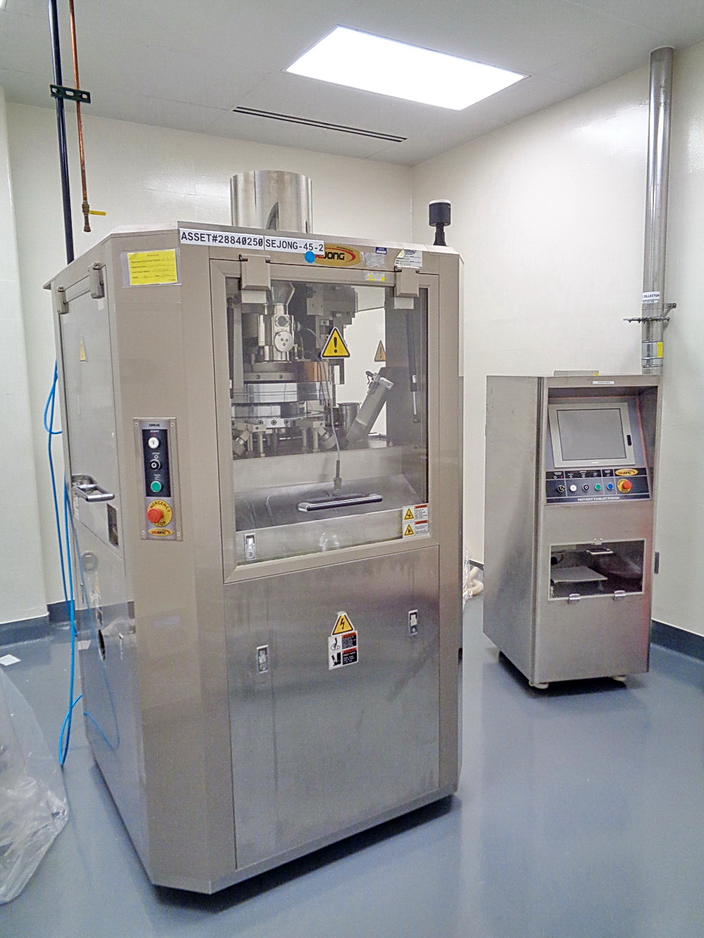 (1) Sejong 45 Station Double Sided Rotary Tablet Press, Model MRC-45D ...