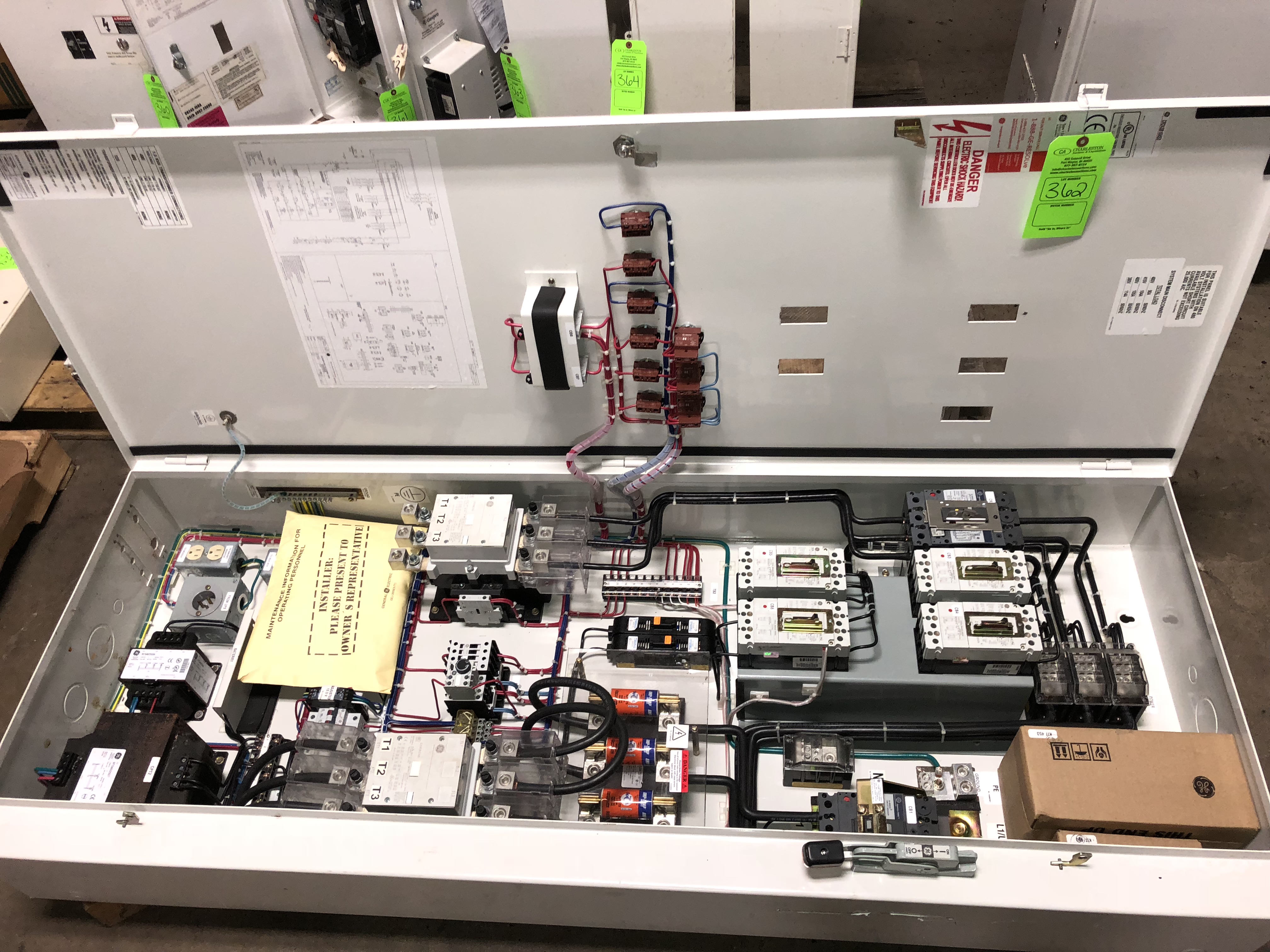 GE MEDICAL SYSTEMS MAIN DISCONNECT PANEL SIGNA 400V/480V TWIN