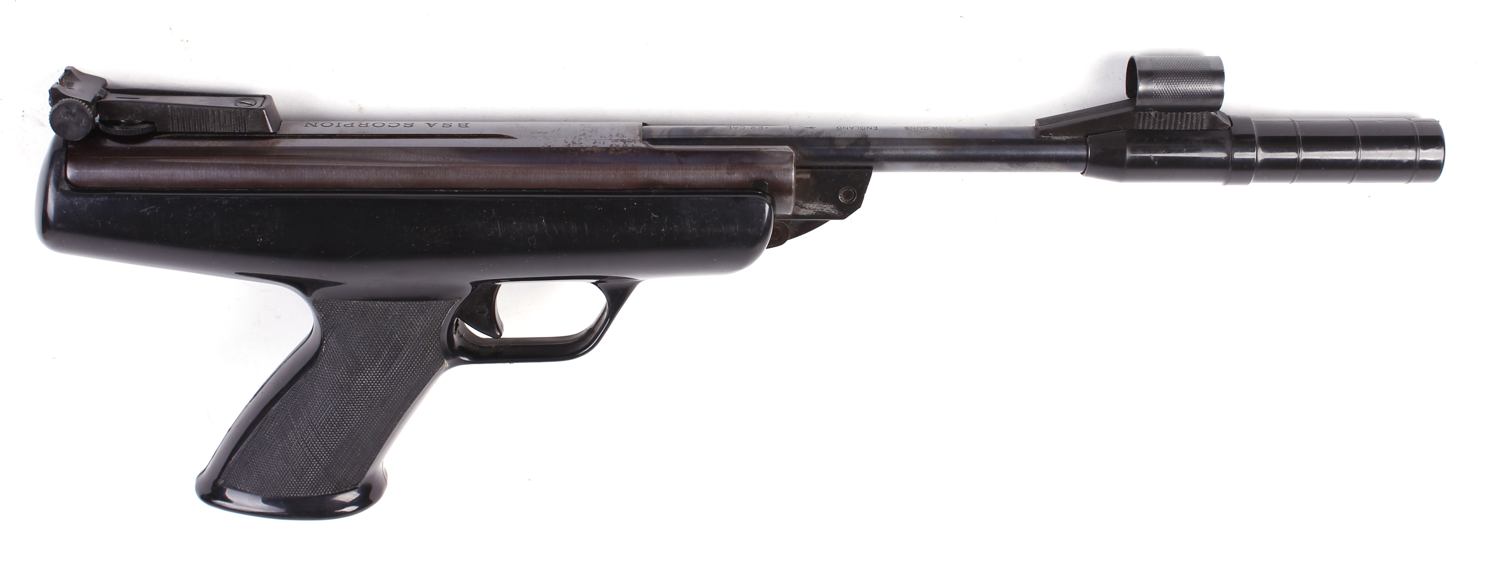 .22 BSA Scorpion break barrel air pistol, tunnel foresight, adjustable ...