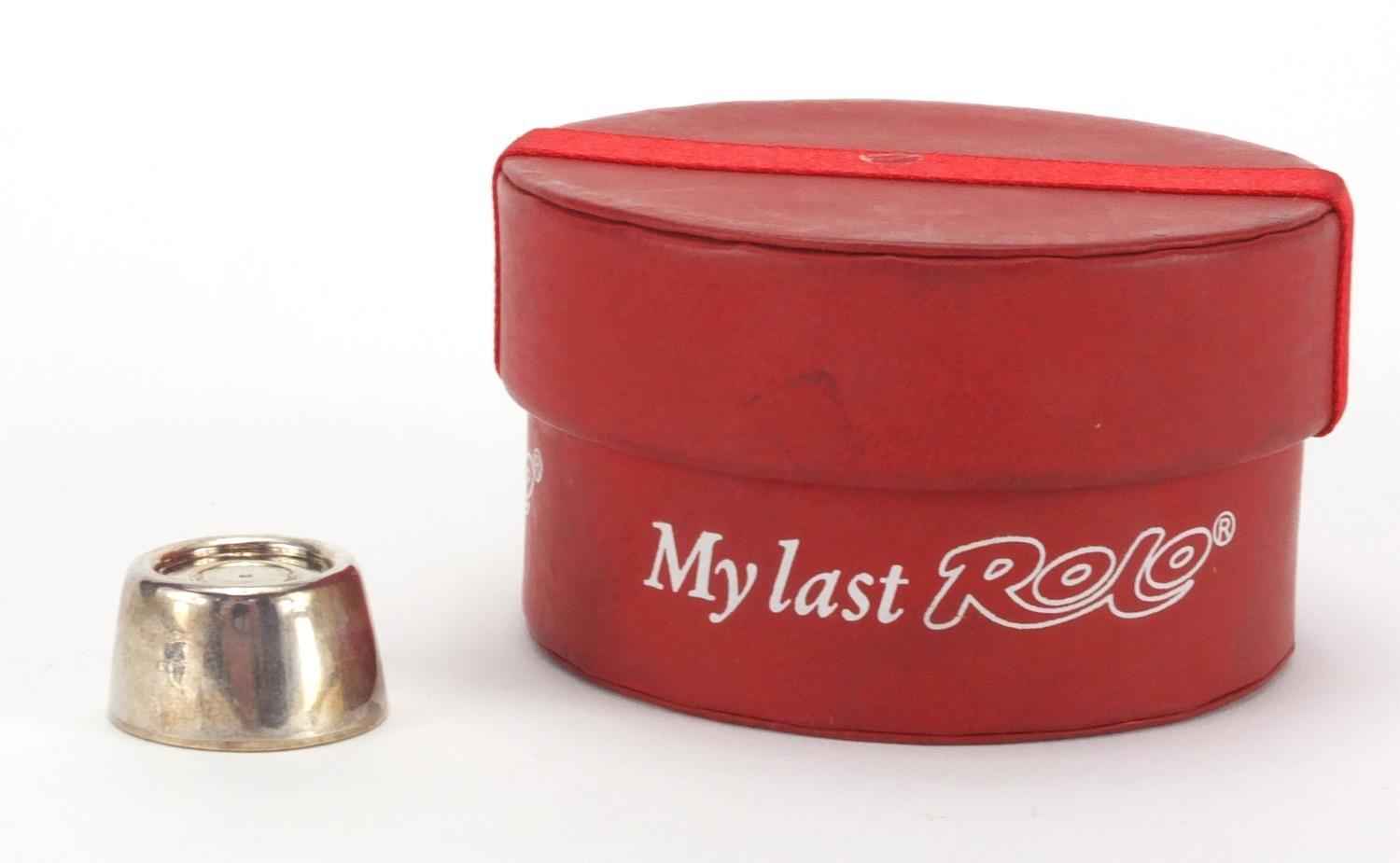 Silver My Last Rolo with box, the Rolo 2.3cm in diameter, approximate ...