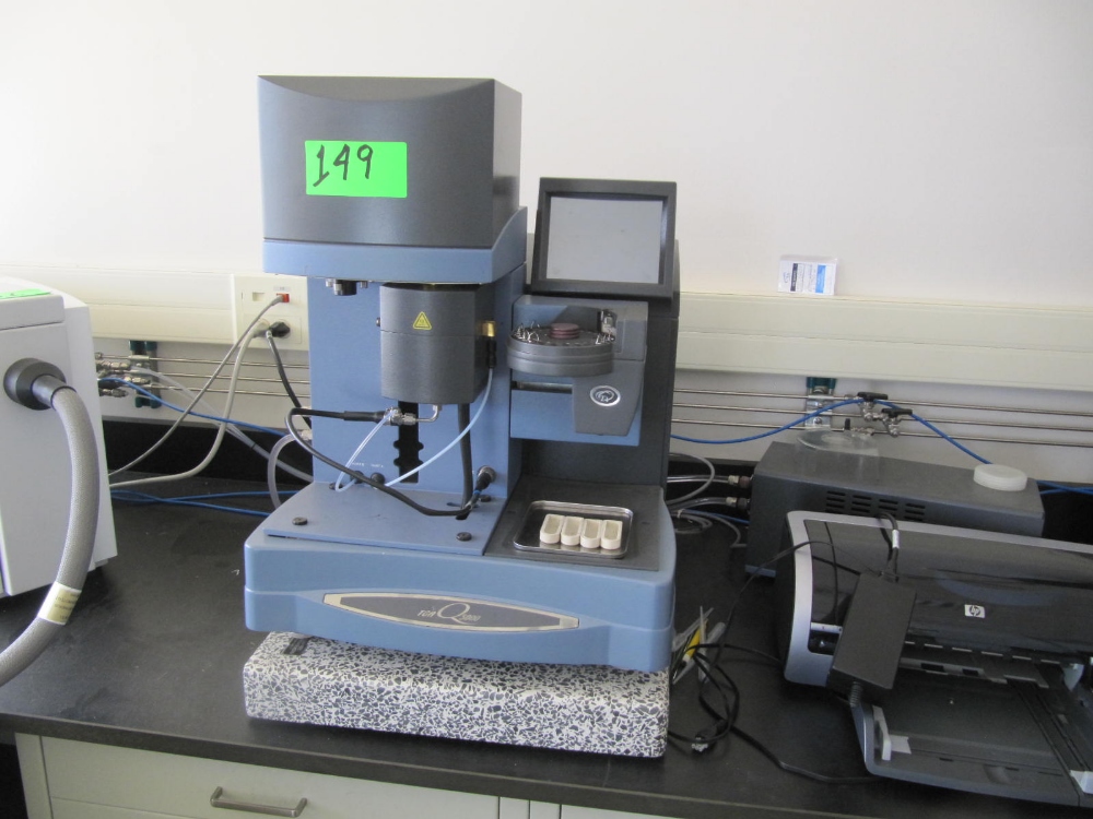 TA thermal gravimetric analyzer, model TGA-Q5000, with TGA heat ...