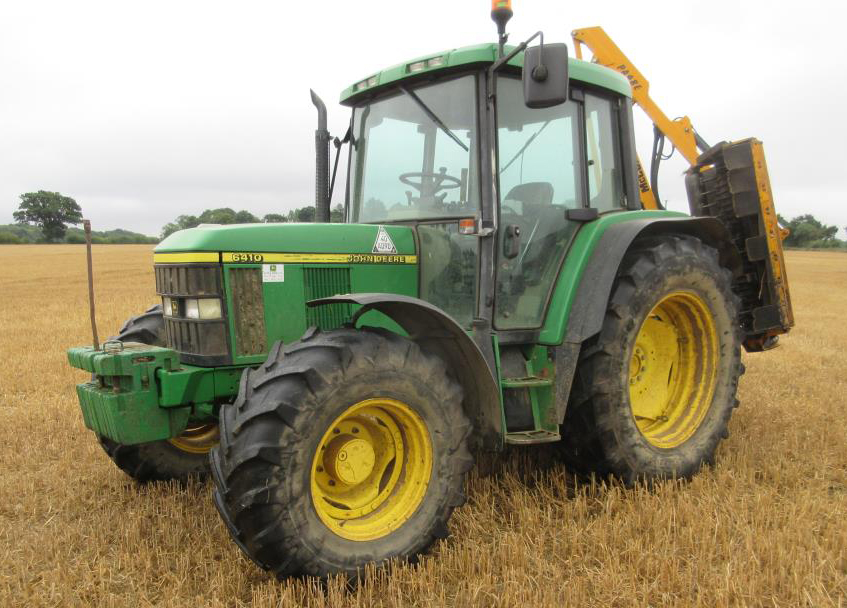 2001 JOHN DEERE 6410 40kph 4wd TRACTOR Fitted with puh, 3 spools, front ...