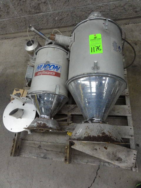 Lot of (6) Approx. 20-Lb Nucon / Wittmann Vacuum Loaders, (1) Approx ...