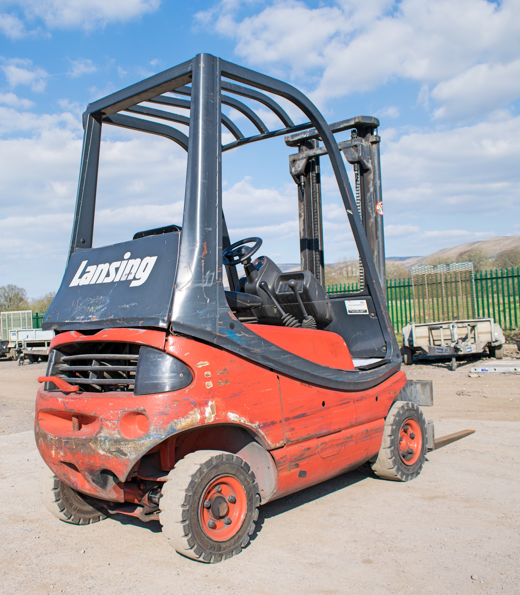 Lansing Linde H16D diesel driven fork lift truck Year: 1996 S/N: 7016 ...