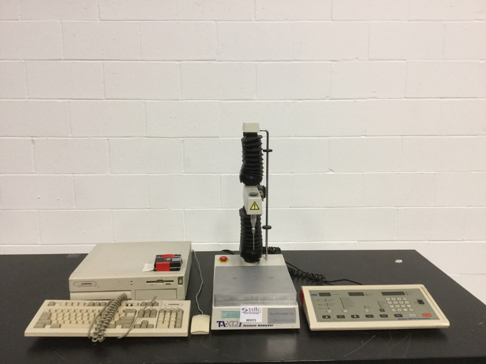 Texture Technologies TA.XT2i Texture Analyzer, SN: 3759, Electrical ...