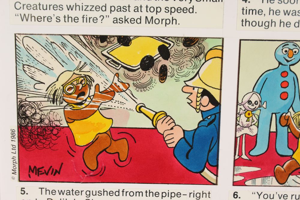 THE AMAZING ADVENTURES OF MORPH. Five in one frame by MEVIN.