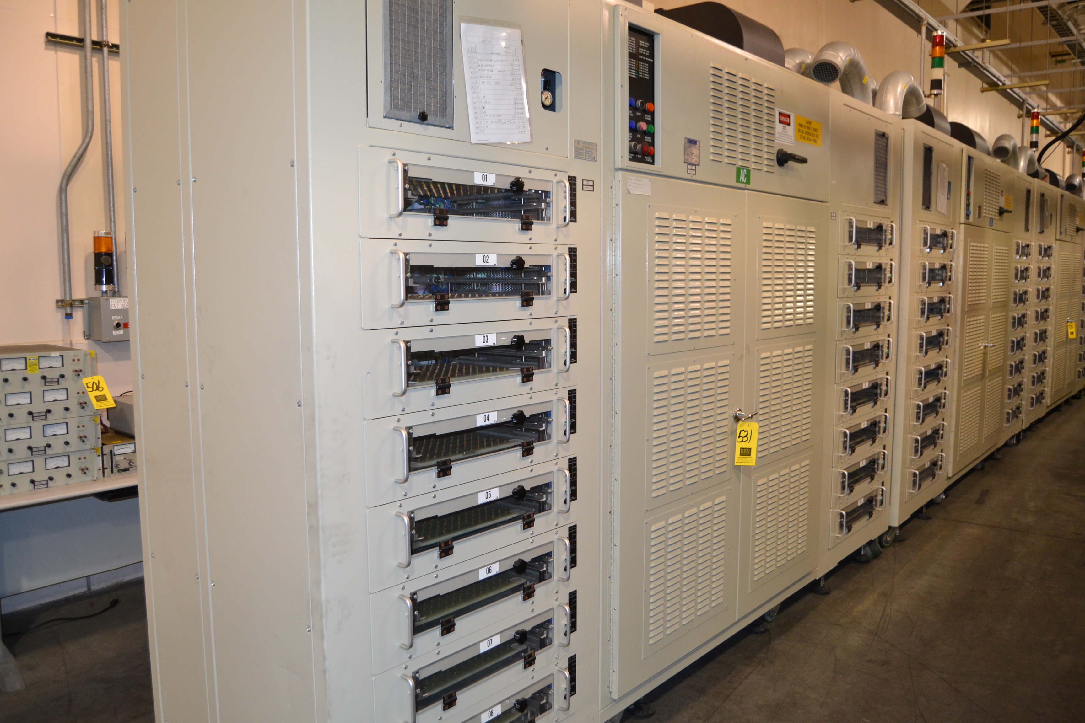 Maccor 16-Station Battery Test Center, S/N: PE60416, with Arcotronics ...