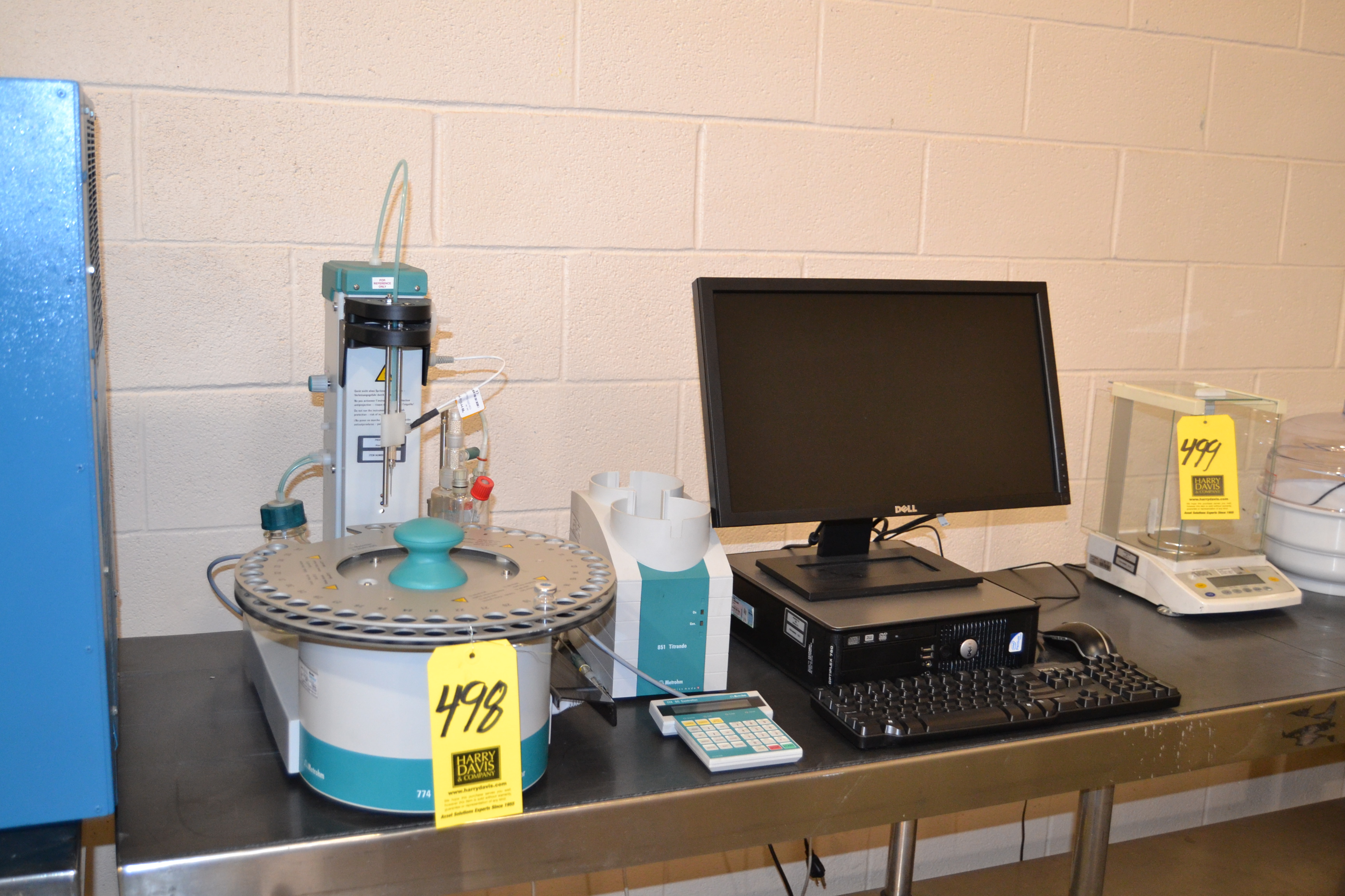 Metrohm Oven Sampler, Model: 774, with Model: 851 Titrando and Dell PC