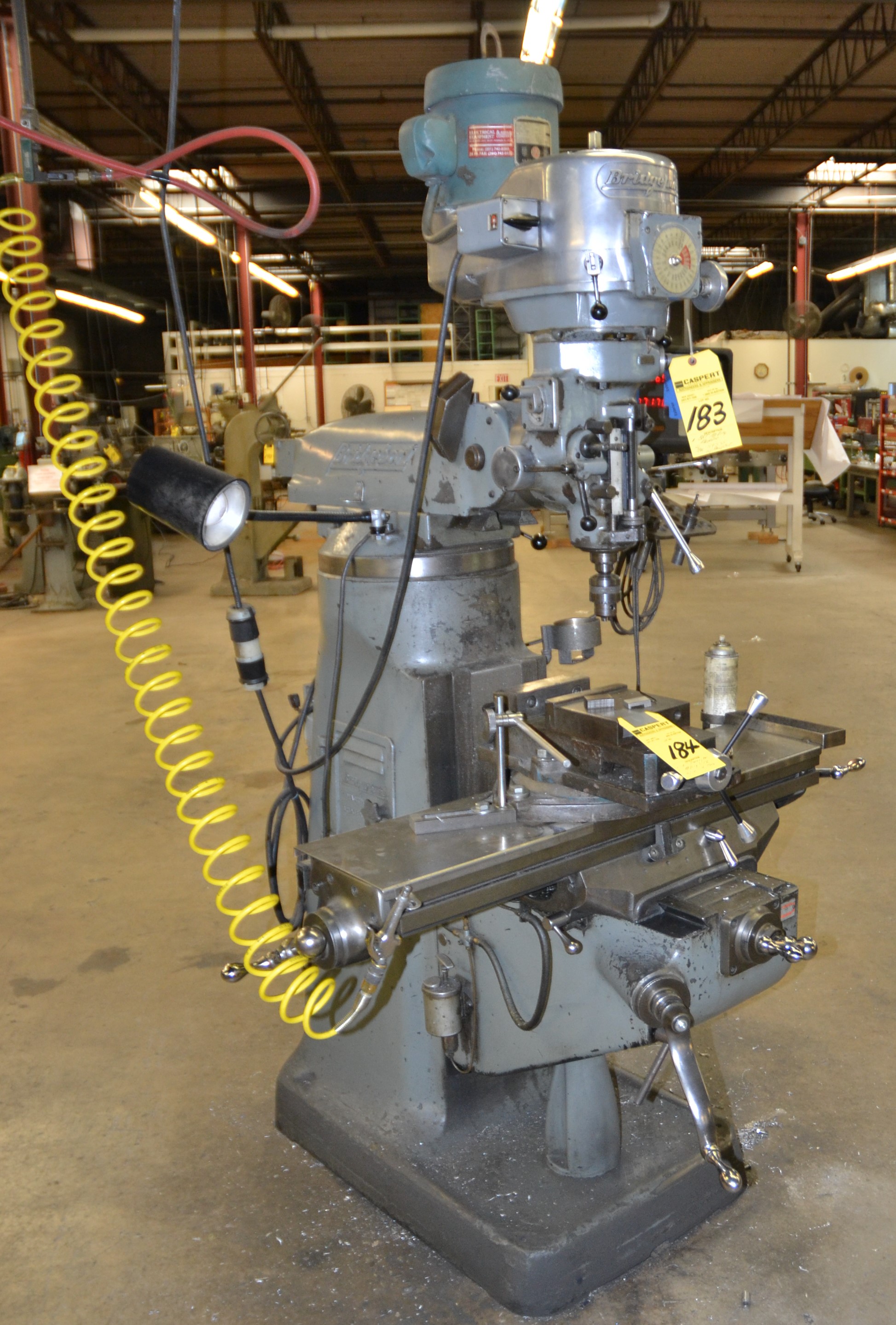 BRIDGEPORT MILLING MACHINE W/ READOUT