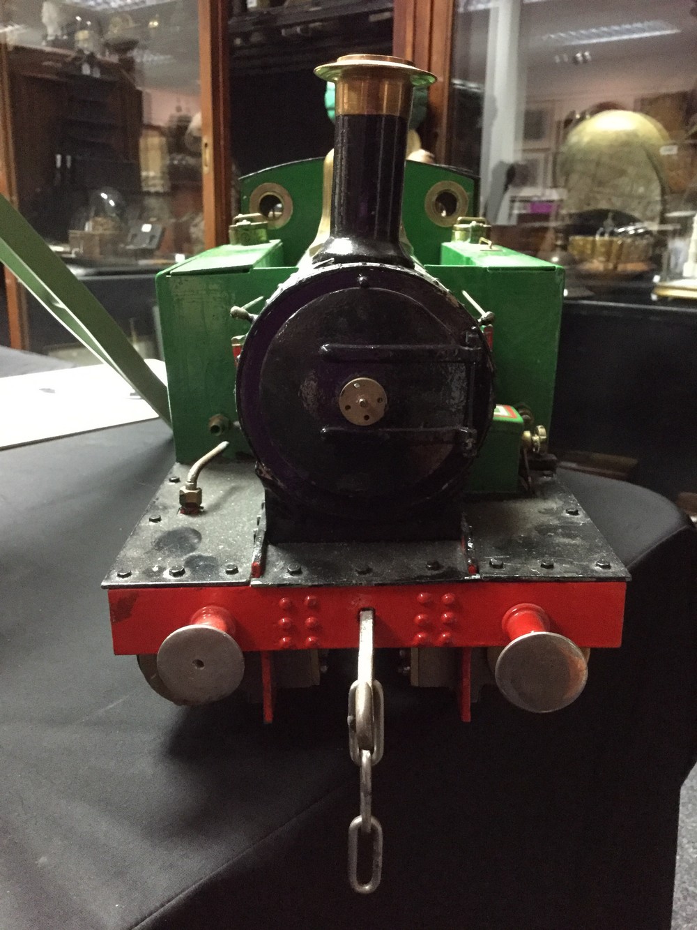 A scratch built live steam 0-6-0 locomotive, 3.5" gauge, brass mounted ...