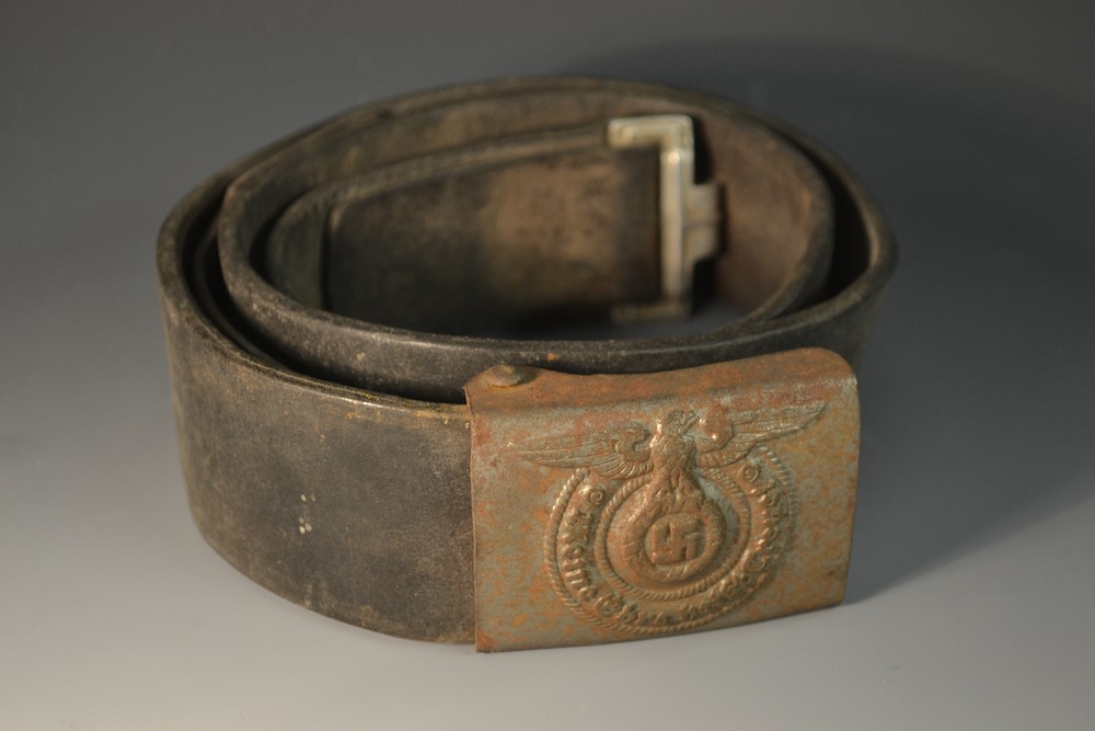 Militaria - WW2/Nazi Germany - an SS EM/NCO's belt and buckle, the ...