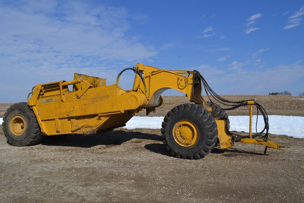 Letourneau 20 yd. Dolly Wheel Pull Scraper, great shape, hydraulic ...