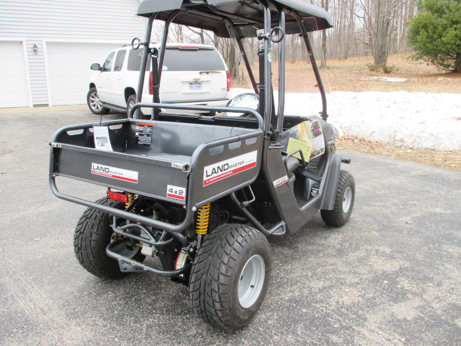 **NEW NEVER USED** LANDMASTER LM 200 RUNABOUT 4 X 2 UTV, LOCATION ...