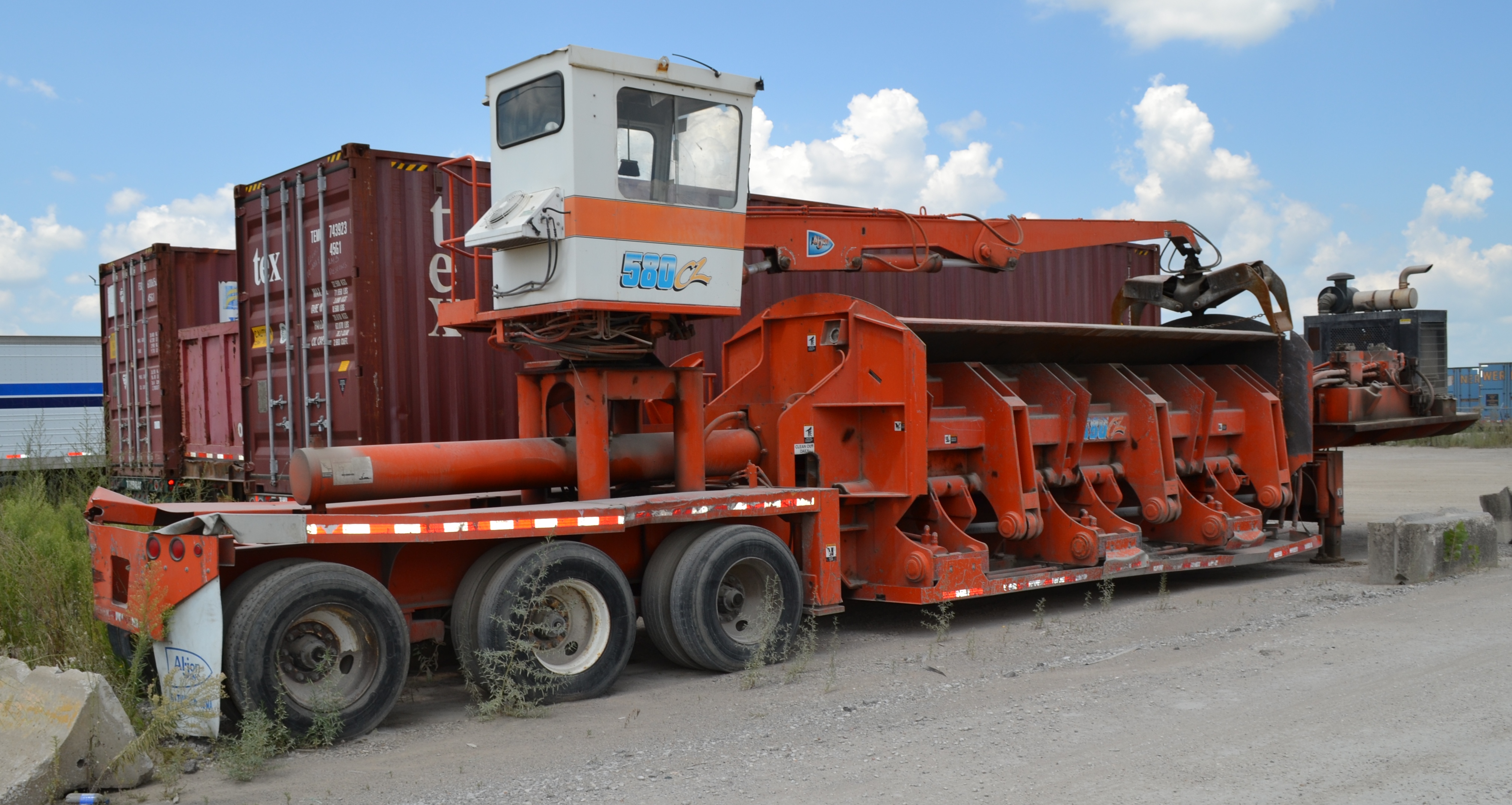 2003 Al-Jon Model 580CL Portable Auto Logger/Baler, Triple Axle, Diesel ...