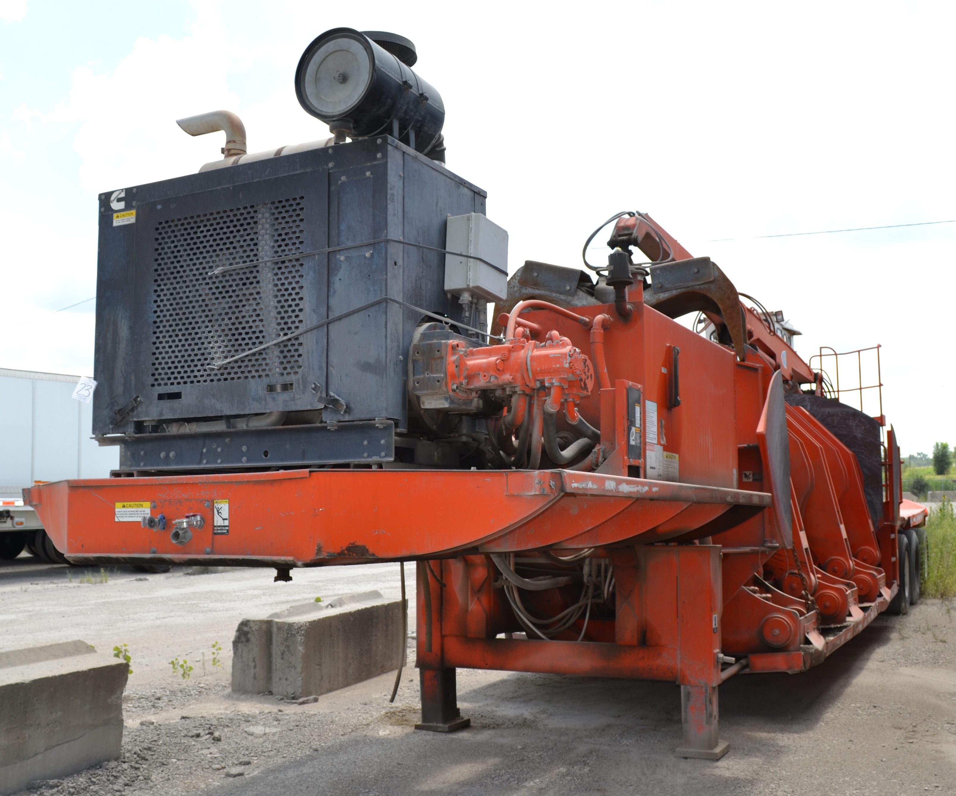 2003 Al-Jon Model 580CL Portable Auto Logger/Baler, Triple Axle, Diesel ...