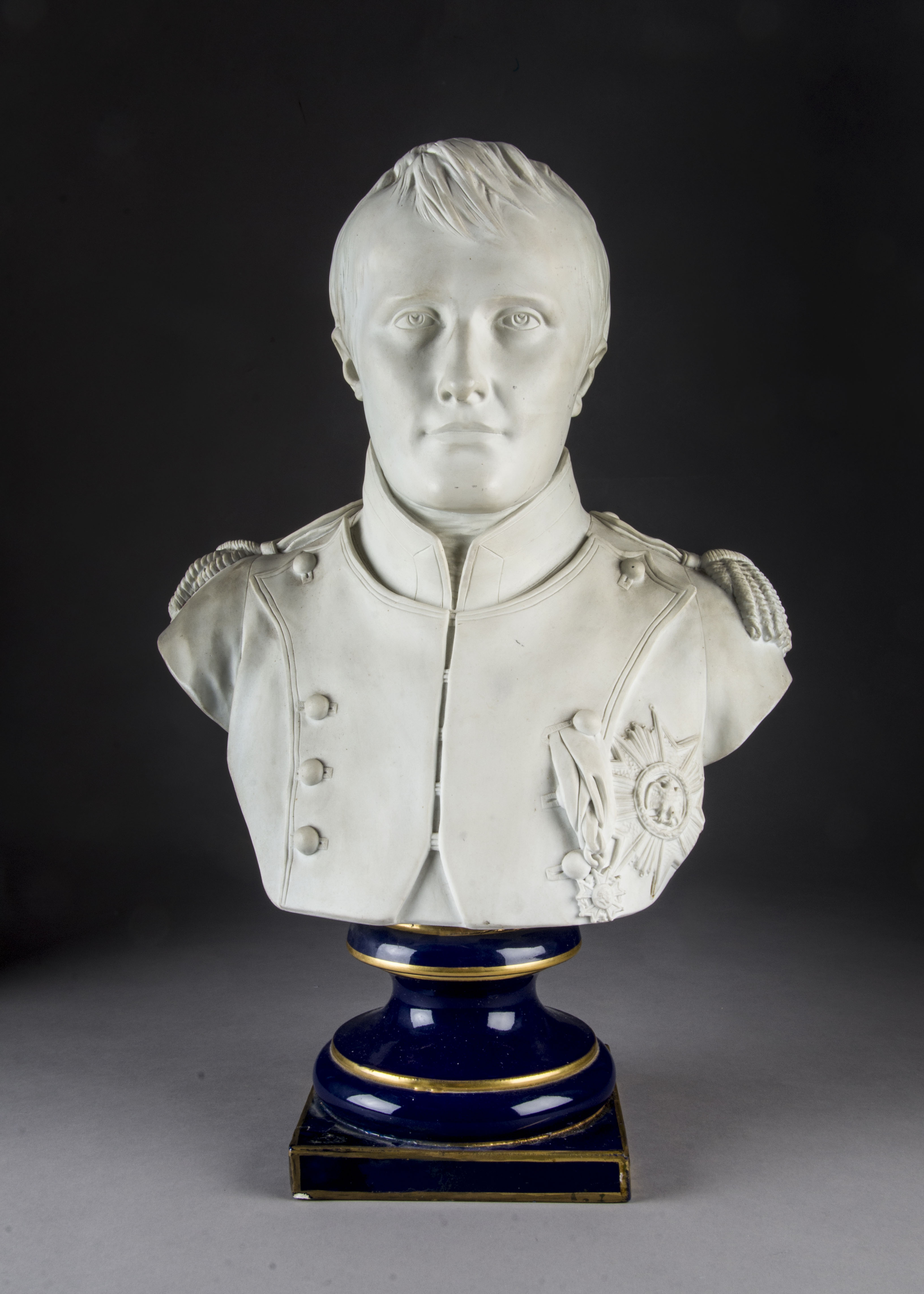 A good 19th Century Sevres hard paste porcelain bust of Napoleon ...