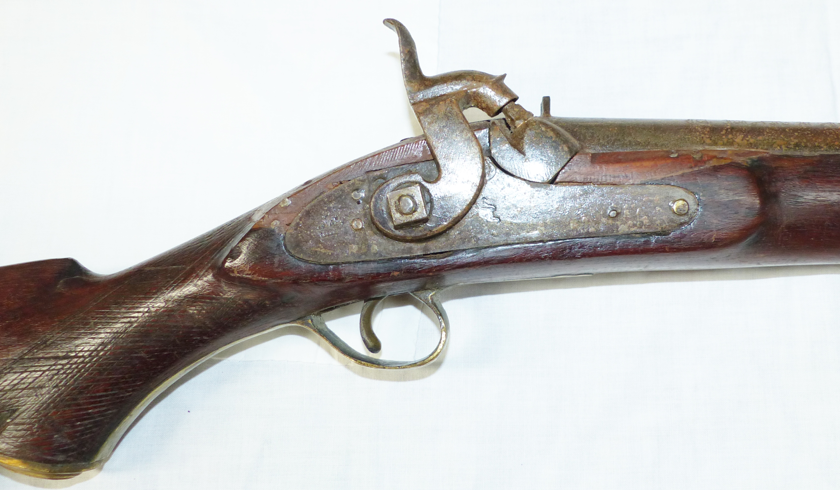 An Indian Arsenal 19th Century percussion cap musket with East India ...