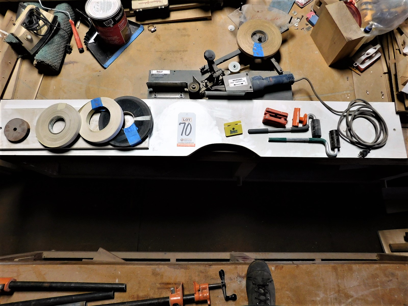 FREUD EDGE BANDING SYSTEM, MODEL EB100, TEMP. RANGE: 200-1100 DEGREES ...