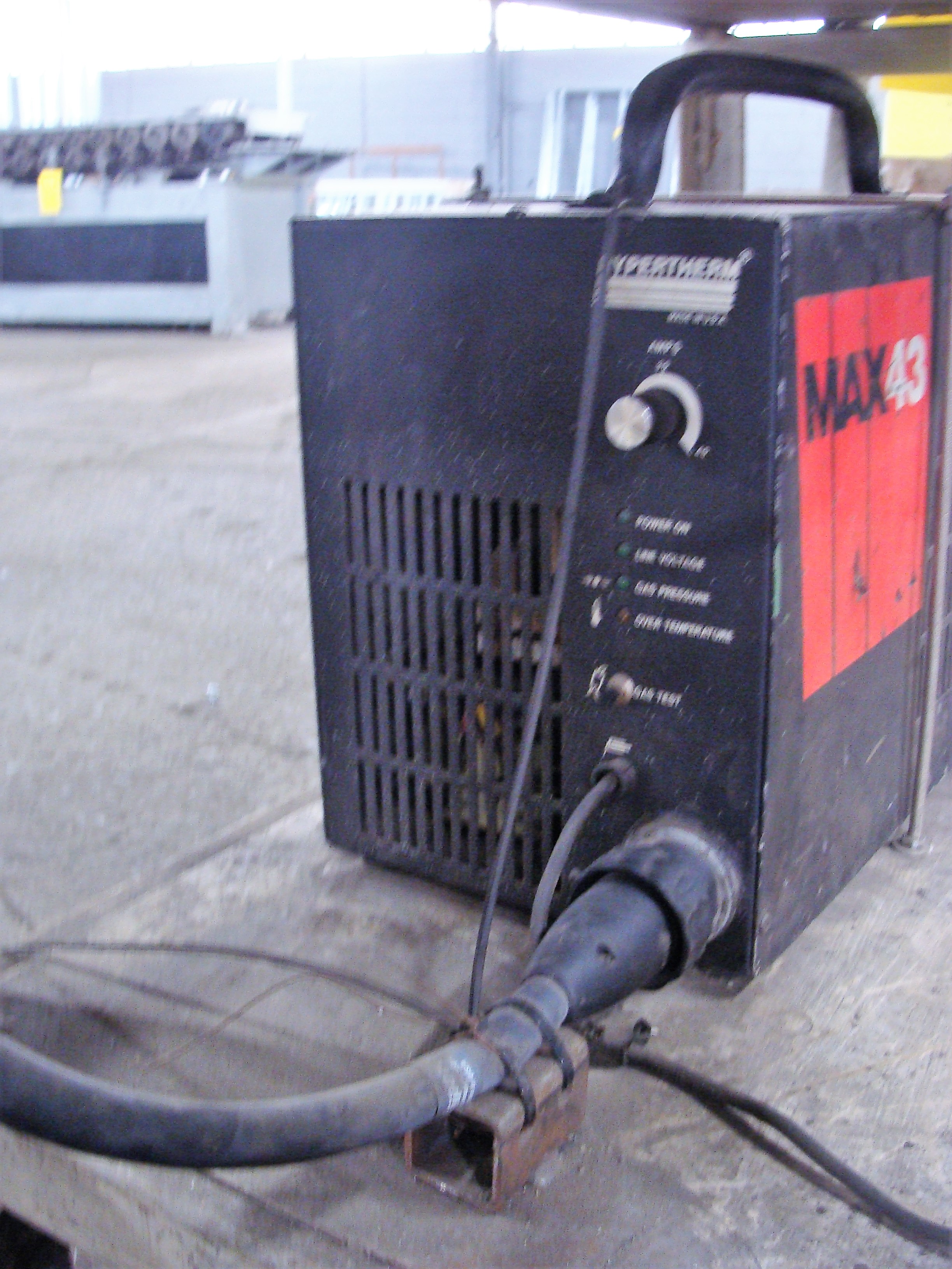 HYPERTHERM MAX 43 PLASMA CUTTER, NO. MX43-00968