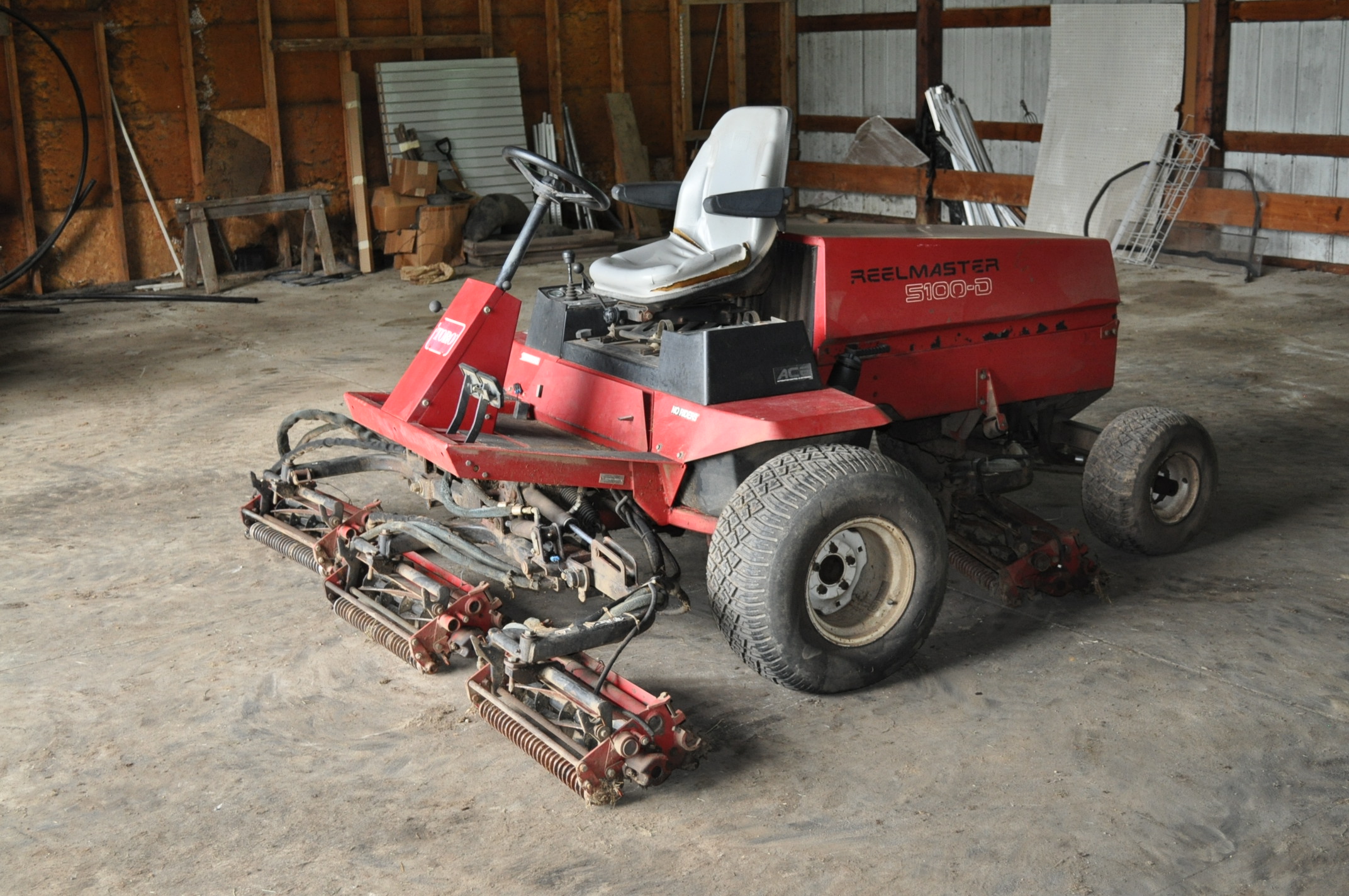 Toro Reelmaster 5100-D Fairway Mower, diesel, 2,365 hrs, needs an ...