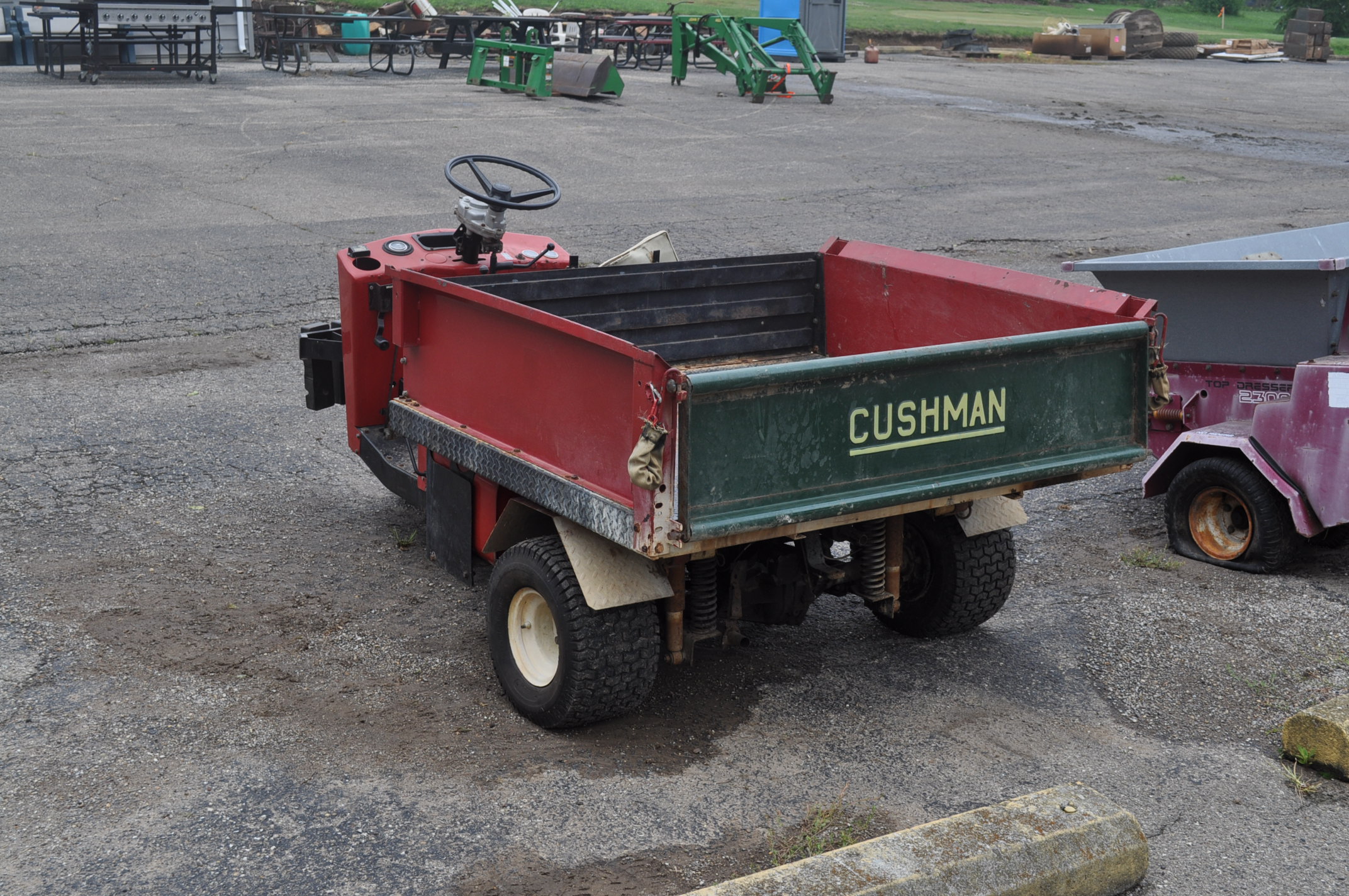 1984 Cushman Truckster, 3-wheel, dump bed, pto, Kohler engine, SN 518133