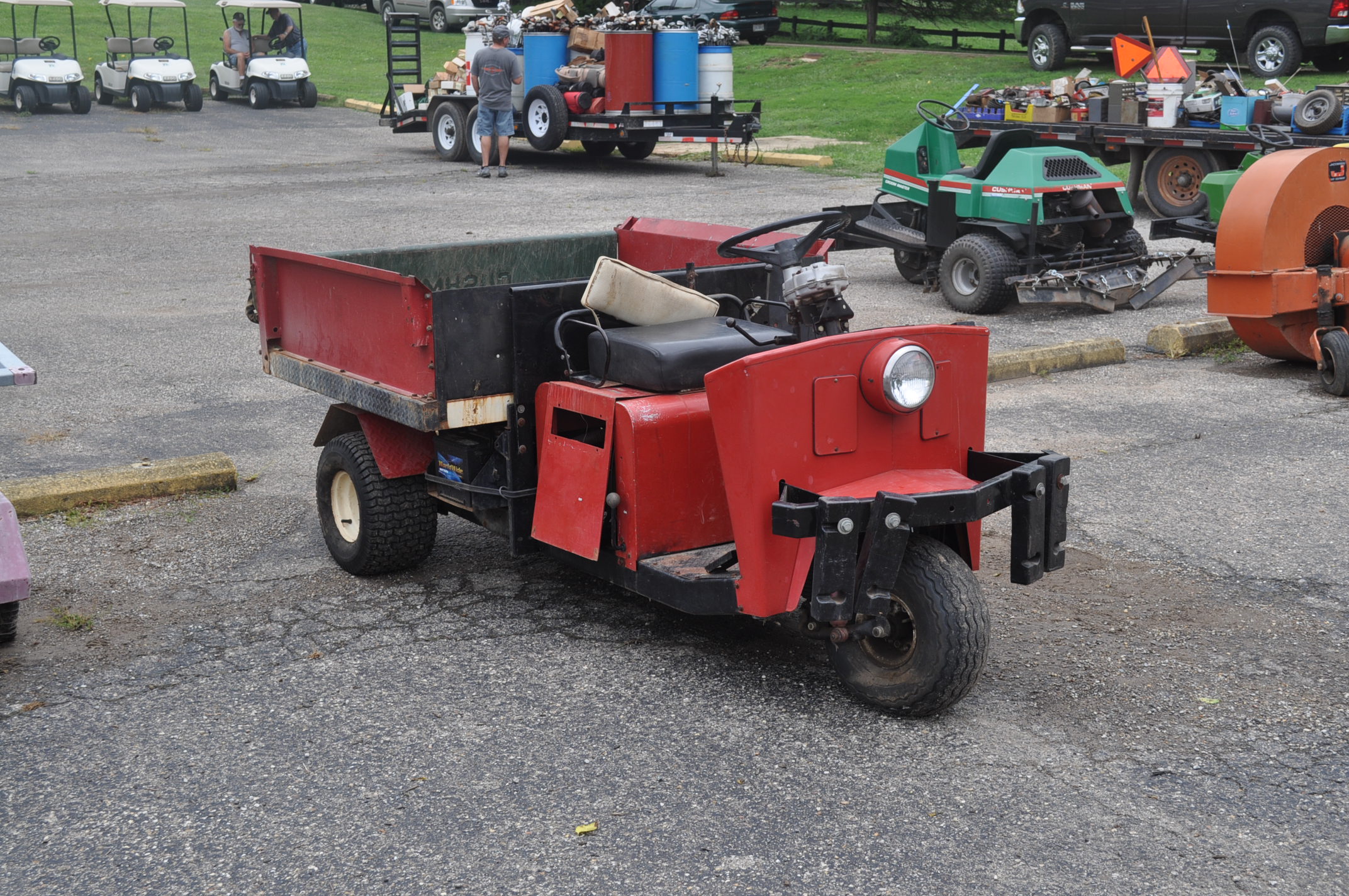 1984 Cushman Truckster, 3-wheel, dump bed, pto, Kohler engine, SN 518133